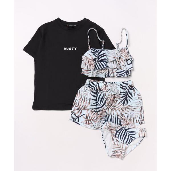 ※このアイテムは返品・交換対象外商品です。ZOZO問い合わせ番号:84039827ショップ:OP/RUSTY，オーピー/ラスティーブランド:RUSTY，ラスティ商品名:【RUSTY/ラスティー】キッズタンキニ水着4点セットカテゴリ:水着/着...