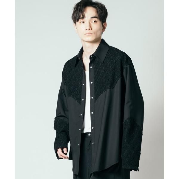 ZOZO問い合わせ番号:84074503ショップ:CREO STORE，クレオストアブランド:VI E DIT，ヴィエディット商品名:ウェスタンヨークコードレースシャツカテゴリ:トップス>シャツ/ブラウスブランド品番:2403-VED...