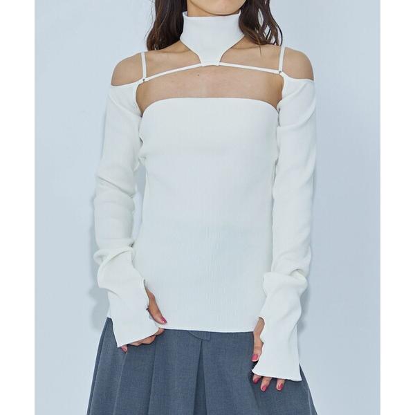 ZOZO問い合わせ番号:84143088ショップ:STUDIOUS WOMENS，ステュディオス ウィメンズブランド:MUKASA，ムカサ，STUDIOUS，ステュディオス商品名:【MUKASA/ムカサ】スリーブセットハイネックリブトップス...