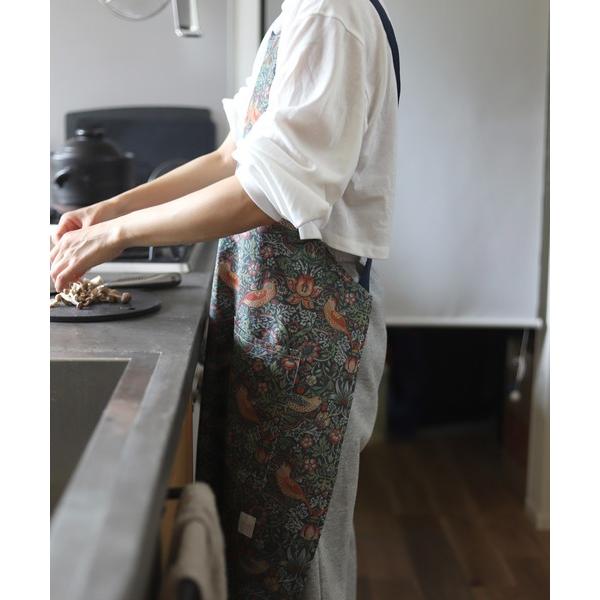 『タイムセール実施中』ZOZO問い合わせ番号:84205386ショップ:ABBEY MARKET，アビーマーケットブランド:Jubilee，ジュビリー商品名:ウィリアムモリス柄 コットンキャンバスエプロンカテゴリ:食器/キッチン>エプ...