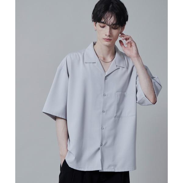 『セール実施中』ZOZO問い合わせ番号:84206031ショップ:WEGO，ウィゴーブランド:LUCY，ルーシー，WEGO，ウィゴー商品名:LUCY/ドライポリオープン半袖カラーシャツカテゴリ:トップス>シャツ/ブラウスブランド品番:...