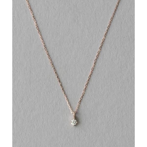 ZOZO問い合わせ番号:84236455ショップ:ete，エテブランド:ete，エテ商品名:[レイヤード] K10MPG ダイヤモンド ネックレスカテゴリ:アクセサリー>ネックレスブランド品番:761826素材:K10ミストピンクゴー...