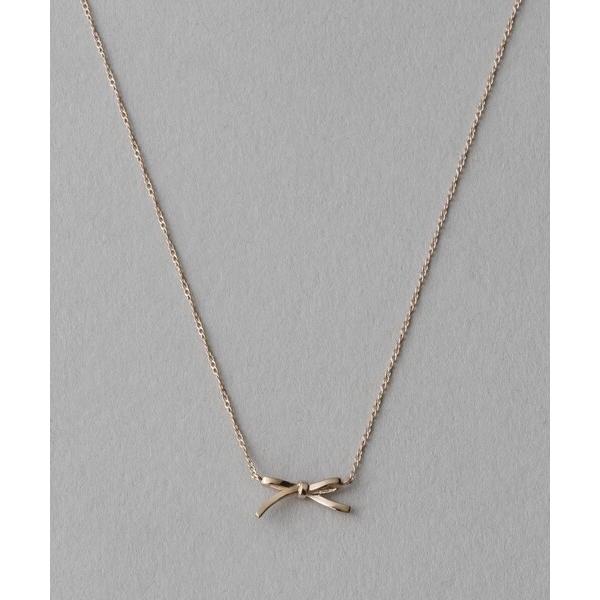 ZOZO問い合わせ番号:84236477ショップ:ete，エテブランド:ete，エテ商品名:[レイヤード] リボン ネックレスカテゴリ:アクセサリー>ネックレスブランド品番:861990-861991素材:プラチナム:SV925+プラ...