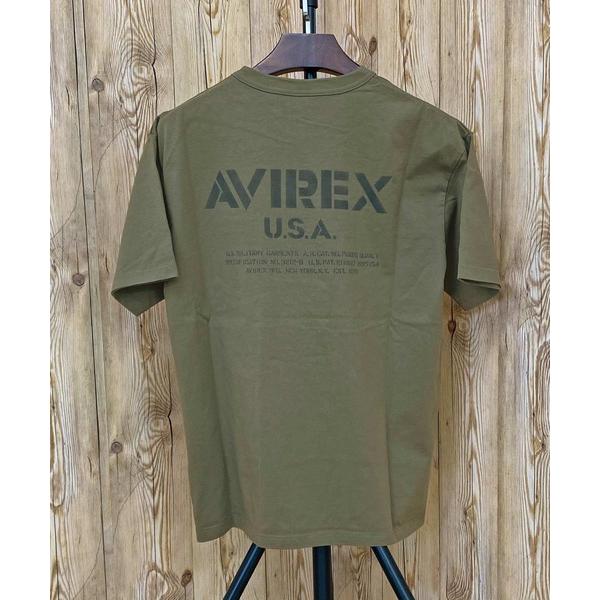 ZOZO問い合わせ番号:84237639ショップ:TopIsm，トップイズムブランド:AVIREX，アヴィレックス，TopIsm，トップイズム商品名:MIL. STENCIL OFFICIAL LOGO 半袖Tシャツカテゴリ:トップス&gt...