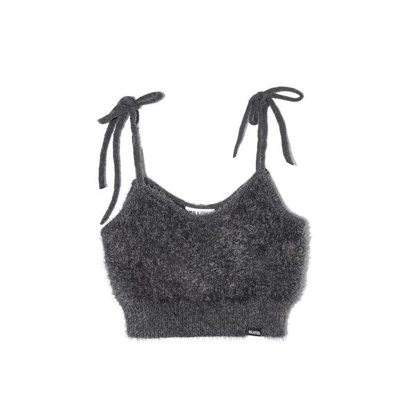 『セール実施中』ZOZO問い合わせ番号:84237779ショップ:MILKFED.，ミルクフェドブランド:MILKFED.，ミルクフェド商品名:SHAGGY NECK RIBBON CAMISOLEカテゴリ:トップス>キャミソールブラ...