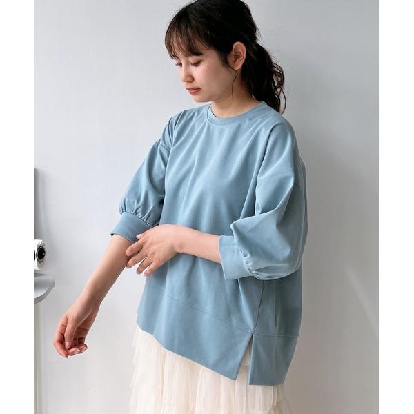 『タイムセール実施中』ZOZO問い合わせ番号:84240402ショップ:AS KNOW AS PLUS，アズノゥアズプラスブランド:AS KNOW AS plus，アズノゥアズプラス商品名:◎ひんやりマシュマロタッチ　パフスリーブ5分袖プル...