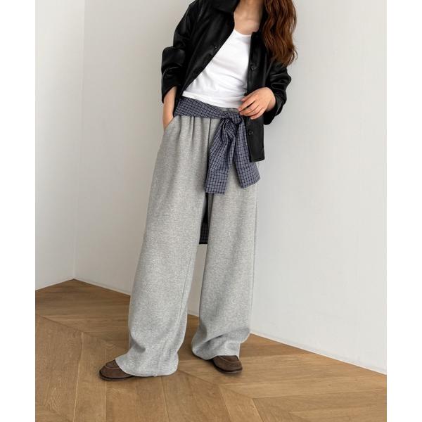 ZOZO問い合わせ番号:84241855ショップ:CANAL JEAN，キャナルジーンブランド:CANAL JEAN，キャナルジーン，El mar，エルマール商品名:El mar　ワイドレッグスウェットパンツカテゴリ:パンツ>スウェッ...
