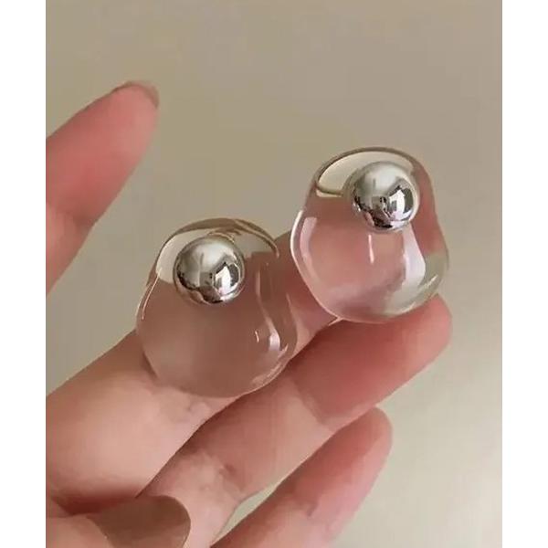 『タイムセール実施中』※このアイテムは返品・交換対象外商品です。ZOZO問い合わせ番号:84242000ショップ:Port，ポートブランド:Port，ポート商品名:ドロップ アクリル クリア ピアス #カテゴリ:アクセサリー>ピアス（...