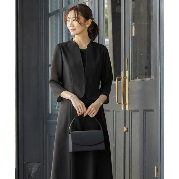 『セール実施中』ZOZO問い合わせ番号:84242337ショップ:CARETTE，カレットブランド:CARETTE，カレット商品名:セットアップ風ブラックフォーマルワンピースカテゴリ:フォーマルスーツ/小物>スーツセットブランド品番:...