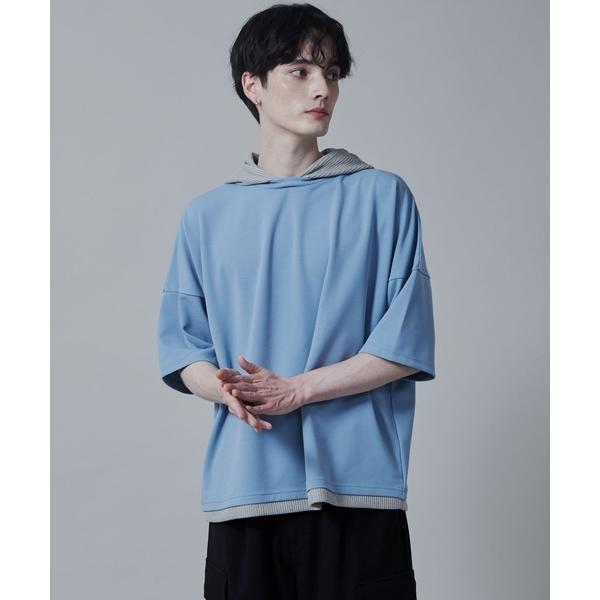 『セール実施中』ZOZO問い合わせ番号:84243599ショップ:WEGO，ウィゴーブランド:LUCY，ルーシー，WEGO，ウィゴー商品名:LUCY/フェイクレイヤードフードTカテゴリ:トップス>パーカーブランド品番:LU24SM04...