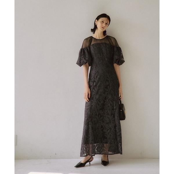 『タイムセール実施中』ZOZO問い合わせ番号:84278979ショップ:Dorry Doll，ドリードールブランド:LE'RURE，リルアー商品名:Cotton race souffle sleeve dressカテゴリ:ワンピース/ドレス...