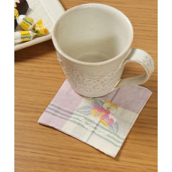 『セール実施中』ZOZO問い合わせ番号:84309947ショップ:studio CLIP，スタディオクリップブランド:studio CLIP，スタディオクリップ商品名:パンジー刺繍コースターカテゴリ:食器/キッチン>ランチョンマット/...