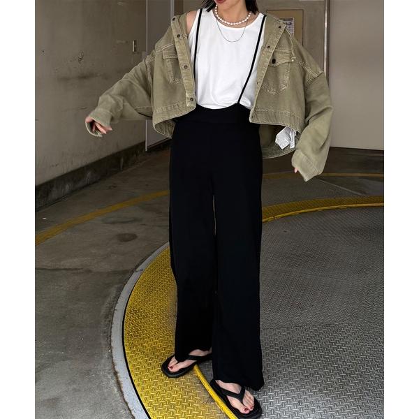 『セール実施中』ZOZO問い合わせ番号:84312402ショップ:FUTIER LAND，フューティアランドブランド:STELLA FISH，ステラフィッシュ商品名:Straight Over Alls Pantsカテゴリ:オールインワン・...