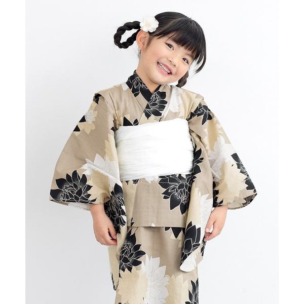 ZOZO問い合わせ番号:84312745ショップ:SOUBIEN，ソウビエンブランド:SOUBIEN，ソウビエン商品名:キッズ浴衣2点セット （浴衣＋帯） 子ども 100/110/120/130cmカテゴリ:水着/着物・浴衣>浴衣ブラ...
