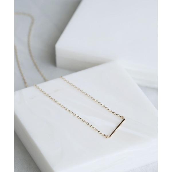 ZOZO問い合わせ番号:84312944ショップ:collecala，コレカラブランド:queite，ケイト，colleca la，コレカラ商品名:K10 バーモチーフネックレス［queite］カテゴリ:アクセサリー>ネックレスブラン...