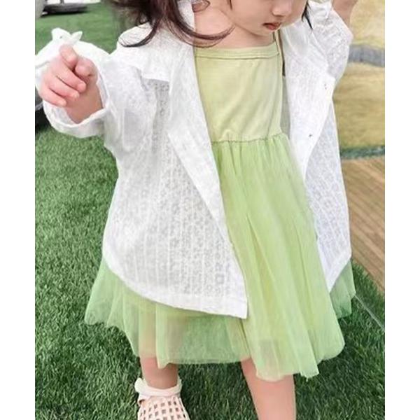 『タイムセール実施中』ZOZO問い合わせ番号:84437816ショップ:aimoha，アイモハブランド:aimoha，アイモハ商品名:【aimoha-KIDS-】日除けフリルアウターカテゴリ:ジャケット/アウター>その他アウターブラン...