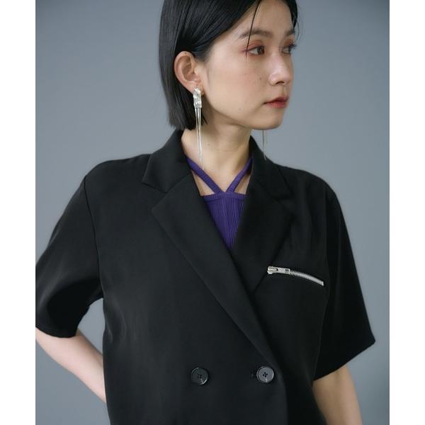 ZOZO問い合わせ番号:84437983ショップ:HARE，ハレブランド:HARE，ハレ商品名:トロミショートジャケット(HARE)カテゴリ:ジャケット/アウター>テーラードジャケットブランド品番:111960素材:ポリエステル100...