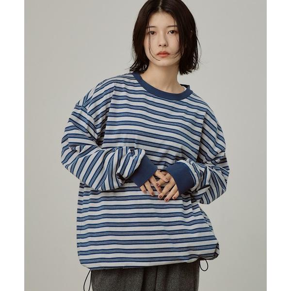 『セール実施中』ZOZO問い合わせ番号:84472741ショップ:INTER FACTORY，インターファクトリーブランド:YOEL，ヨエル商品名:YOEL - Mulch Border L/S Tee / マルチボーダーロングスリーブティ...