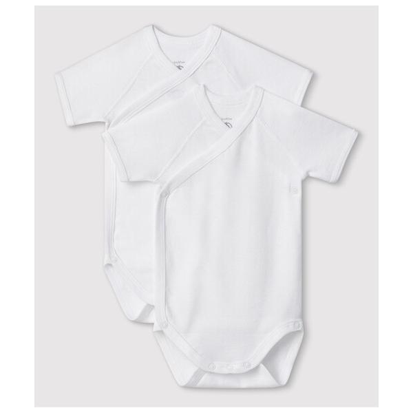 ※このアイテムは返品・交換対象外商品です。ZOZO問い合わせ番号:84504149ショップ:PETIT BATEAU，プチバトーブランド:PETIT BATEAU，プチバトー商品名:半袖あわせボディ２枚組カテゴリ:ママ＆ベビー>肌着ブ...