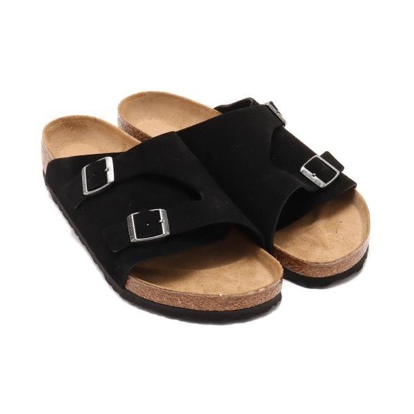 ZOZO問い合わせ番号:84505468ショップ:atmos pink，アトモスピンクブランド:BIRKENSTOCK，ビルケンシュトック商品名:BIRKENSTOCK Zurich VL Black / ビルケンシュトック チューリッヒ ...