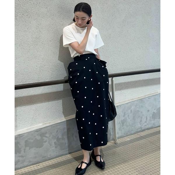 『タイムセール実施中』ZOZO問い合わせ番号:84505732ショップ:RIVER FIELD &amp; Co.，リバーフィールド　アンド　コーブランド:ELFRANK，エルフランク商品名:ドットコクーンスカートカテゴリ:スカート>...