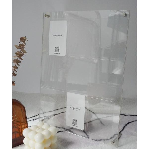 『タイムセール実施中』ZOZO問い合わせ番号:84506457ショップ:Port，ポートブランド:Port，ポート商品名:【 antique andico / アンティーク アンディコ 】 スタンド アクリル フォトフレーム / トレカケー...