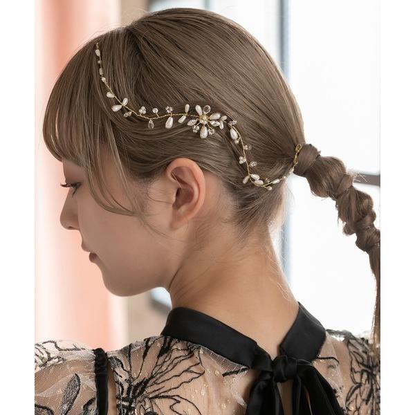 『タイムセール実施中』ZOZO問い合わせ番号:84601304ショップ:FUNALIVE，ファンアライブブランド:epic day，エピックデイ，FUNALIVE，ファンアライブ商品名:パールフラワーラインストーンヘッドドレスカテゴリ:ヘア...