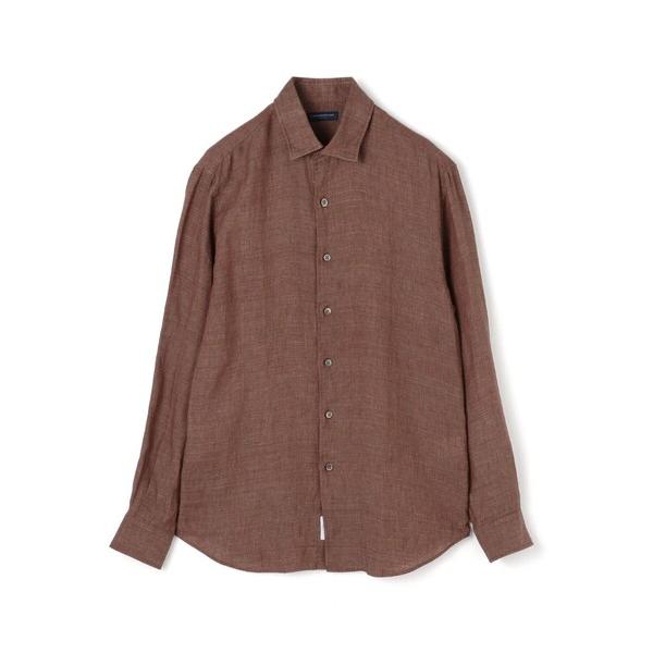 『タイムセール実施中』ZOZO問い合わせ番号:84601718ショップ:TOMORROWLAND，トゥモローランドブランド:TOMORROWLAND，トゥモローランド商品名:リネン セミワイドカラーシャツカテゴリ:トップス>シャツ/ブ...