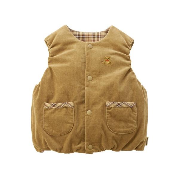 ZOZO問い合わせ番号:84634346ショップ:MIKI HOUSE，ミキハウスブランド:MIKI HOUSE，ミキハウス商品名:ミキハウスベア　リバーシブルベストカテゴリ:トップス>ベストブランド品番:13-5701-681素材:...