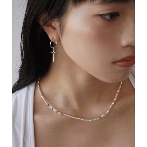 『セール実施中』ZOZO問い合わせ番号:84634722ショップ:RiNc，リンクブランド:BARELY BLUE，ベアリーブルー，RiNc，リンク商品名:【 BARELY BLUE / ベアリーブルー 】 モノトーン ポイント ビーズ ネ...