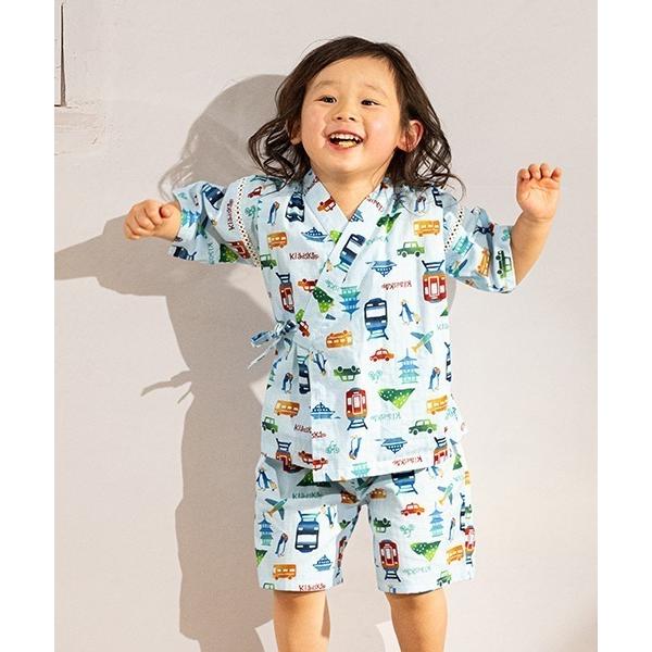 『セール実施中』ZOZO問い合わせ番号:84634842ショップ:NARUMIYA ONLINE，ナルミヤ オンラインブランド:kladskap，クレードスコープ商品名:乗り物柄甚平カテゴリ:水着/着物・浴衣>浴衣ブランド品番:534...