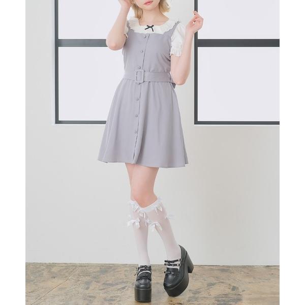 『タイムセール実施中』ZOZO問い合わせ番号:84635080ショップ:夢展望（YUMETENBO），ユメテンボウブランド:Newlyme，ニューリーミー，夢展望，ユメテンボウ商品名:フロントボタンジャンスカワンピースカテゴリ:スカート&g...