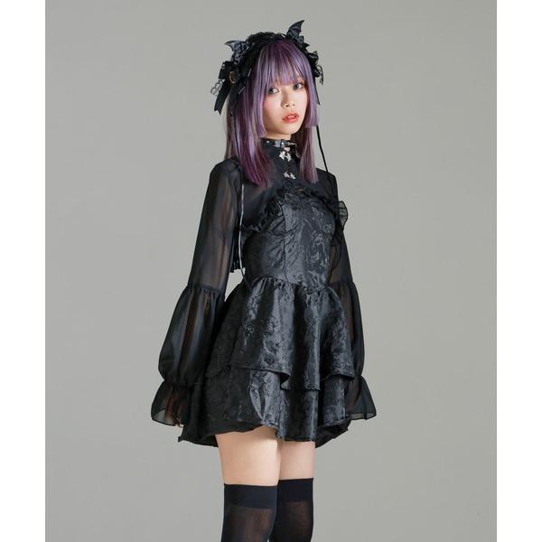 『タイムセール実施中』ZOZO問い合わせ番号:84635154ショップ:夢展望（YUMETENBO），ユメテンボウブランド:Diable baiser，ディアブルベーゼ，夢展望，ユメテンボウ商品名:サブジラ系ブラウスボレロ×キャミワンピセッ...