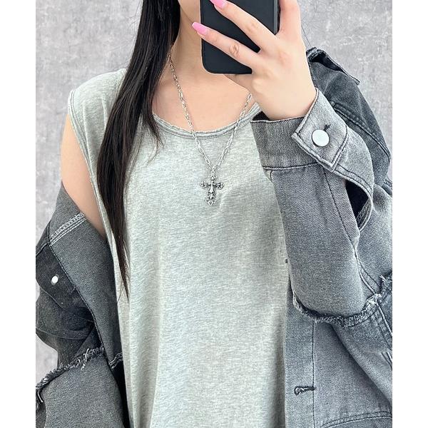 ZOZO問い合わせ番号:84668942ショップ:WEGO，ウィゴーブランド:Figments，フィグメンツ，WEGO，ウィゴー商品名:クロスチェーンネックレスカテゴリ:アクセサリー>ネックレスブランド品番:FG24SS-129素材:...