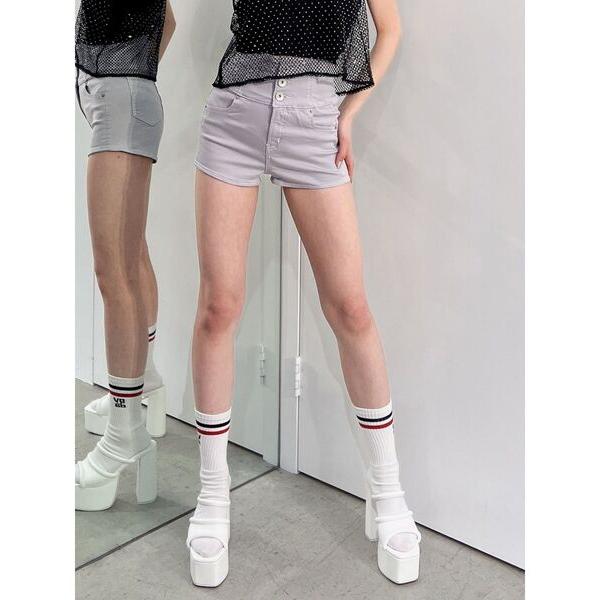 『セール実施中』ZOZO問い合わせ番号:84670057ショップ:GYDA，ジェイダブランド:GYDA，ジェイダ商品名:ハイウエストボタン stretchy カラーショートパンツカテゴリ:パンツ>その他パンツブランド品番:072440...