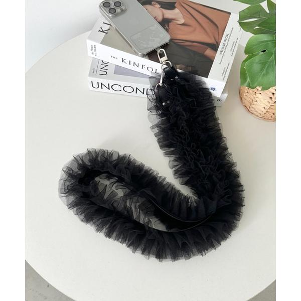 『タイムセール実施中』ZOZO問い合わせ番号:84670608ショップ:Outfitter lab，アウトフィッターラボブランド:CLEA，クレア，Outfitter lab，アウトフィッターラボ商品名:【７色展開】チュールフリルスマホショ...