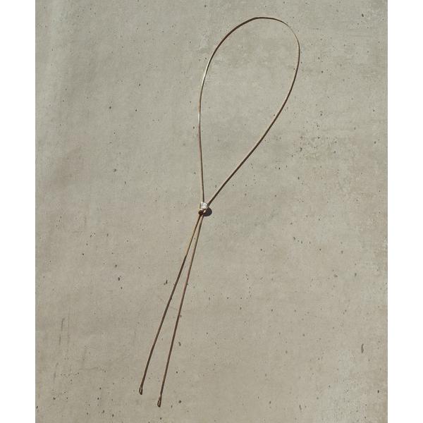 ZOZO問い合わせ番号:84686679ショップ:GOLDY，ゴールディブランド:GOLDY，ゴールディ商品名:スレンダー ループ タイ ネックレスカテゴリ:アクセサリー>ネックレスブランド品番:3230309素材:真鍮， 合金カラー...