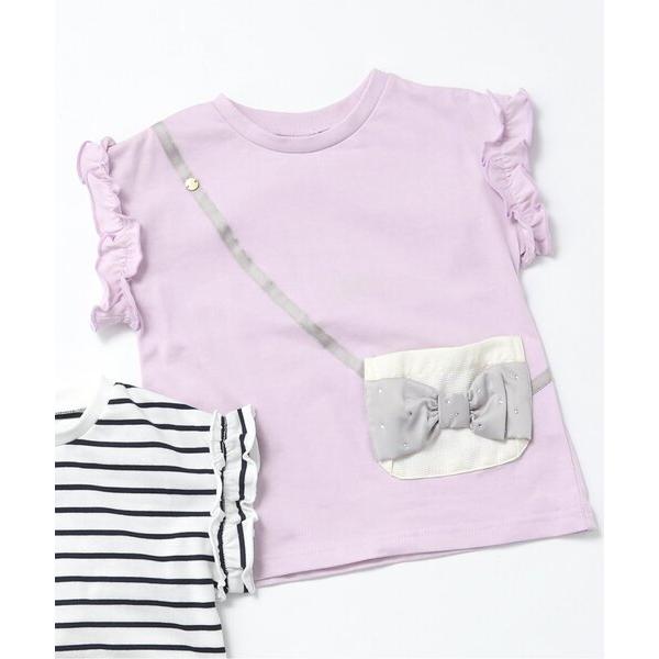 『セール実施中』ZOZO問い合わせ番号:84701537ショップ:F.O.Online Store，エフオーオンラインストアブランド:apres les cours，アプレレクール商品名:【接触冷感】リボンポシェット付きTシャツカテゴリ:ト...