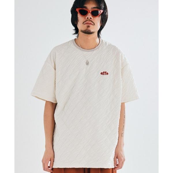 ZOZO問い合わせ番号:84702878ショップ:CMB by CAMBIO，シーエムビー バイ カンビオブランド:EFFECTEN，エフェクテン商品名:mt9138-Diamond Stitch s-s Tee Tシャツカテゴリ:トップス...