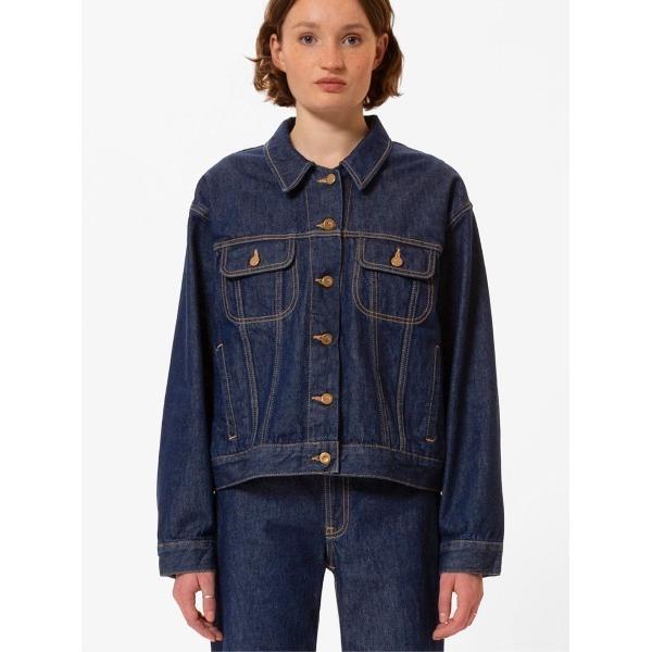 ZOZO問い合わせ番号:84704327ショップ:nudie jeans，ヌーディージーンズブランド:Nudie Jeans，ヌーディージーンズ商品名:Berit Denim Jacket デニム ジャケット クラシック ブルーカテゴリ:ジ...