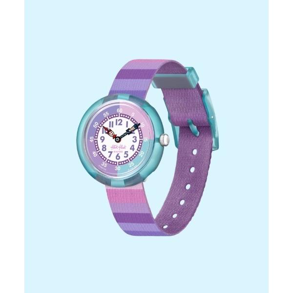 ZOZO問い合わせ番号:84797318ショップ:SWATCH，スウォッチブランド:FLIK FLAK，フリックフラック，SWATCH，スウォッチ商品名:STRIPY PURPLEカテゴリ:腕時計>アナログ腕時計ブランド品番:FBNP...