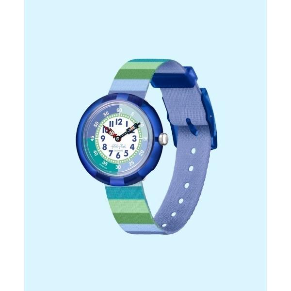 ZOZO問い合わせ番号:84797319ショップ:SWATCH，スウォッチブランド:FLIK FLAK，フリックフラック，SWATCH，スウォッチ商品名:STRIPY GREENカテゴリ:腕時計>アナログ腕時計ブランド品番:FBNP2...