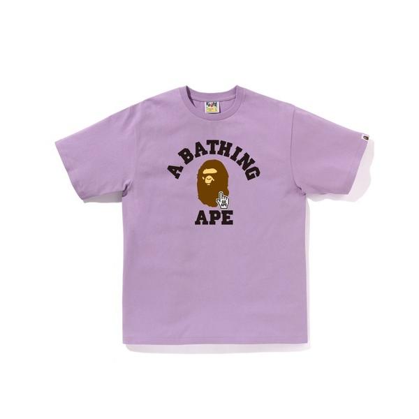 ZOZO問い合わせ番号:84798439ショップ:A BATHING APE，ア ベイシング エイプブランド:A BATHING APE，アベイシングエイプ商品名:GO APE POINTER COLLEGE TEE BAPECカテゴリ:ト...