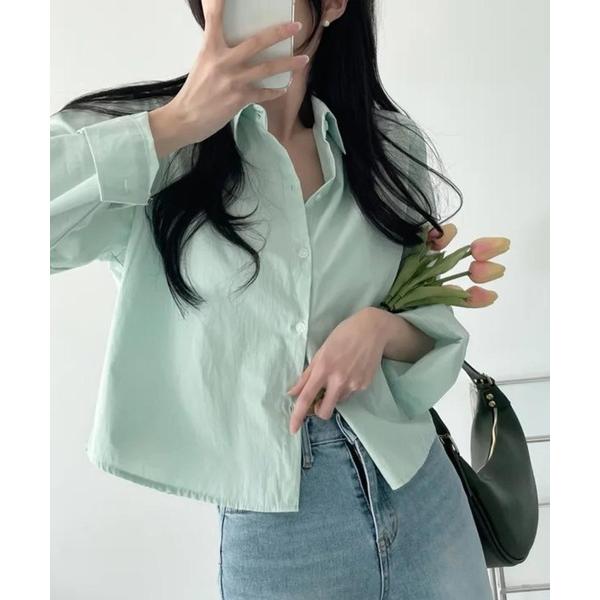 『セール実施中』ZOZO問い合わせ番号:84801587ショップ:FRP，エフアールピーブランド:MAISON DE THERESE，メゾン ド テレーズ，FRP，エフアールピー商品名:無地シャツ　ブラウスカテゴリ:トップス>シャツ/...