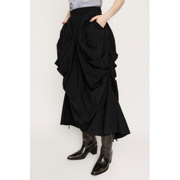 『セール実施中』ZOZO問い合わせ番号:84835161ショップ:SLY，スライブランド:SLY，スライ商品名:FLOWING DRAPE 3D SK フローイング ドレープ スリーディ スカート / セットアップ可カテゴリ:スカート&gt...