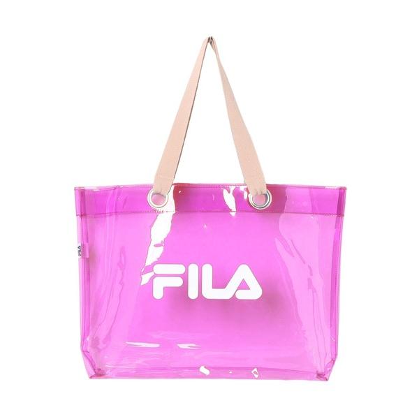 ※このアイテムは返品・交換対象外商品です。ZOZO問い合わせ番号:84835213ショップ:Karlas，カルラスブランド:FILA，フィラ，Karlas，カルラス商品名:FILA フィラ ブランド ビッグロゴ 撥水 クリア トートバッグ ...