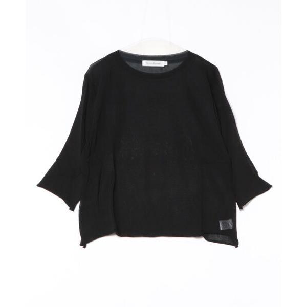 ZOZO問い合わせ番号:84868722ショップ:COLLARS，カラーズブランド:HARLEM ROUNGE，ハーレムラウンジ商品名:【Harlem Rounge】 シアールーズニットソーカテゴリ:トップス>Tシャツ/カットソーブラ...