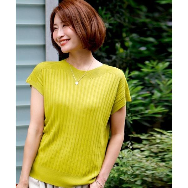 ZOZO問い合わせ番号:84868776ショップ:FRENCH PAVE，フレンチパヴェブランド:Ehre style，エーレスタイル商品名:夏の制服に。ずっと着ていたいサラッと涼ニットカテゴリ:トップス>Tシャツ/カットソーブランド...