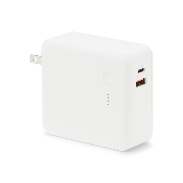 ZOZO問い合わせ番号:84901679ショップ:無印良品，ムジルシリョウヒンブランド:無印良品，ムジルシリョウヒン商品名:急速充電ができるモバイルバッテリー付充電器　５０００ｍＡｈ　ＵＳＢ−Ｃ／Ａ　ＭＪ−ＰＳＭＢ５０カテゴリ:PC・スマホ...