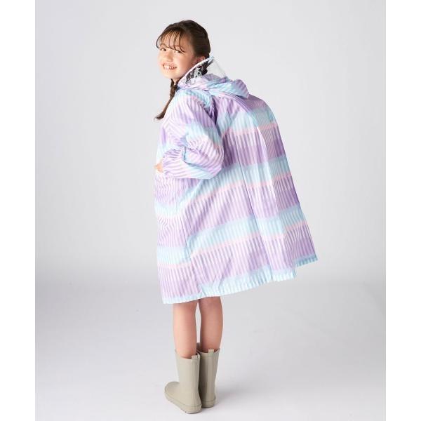 ZOZO問い合わせ番号:84901760ショップ:OP/RUSTY，オーピー/ラスティーブランド:marie claire，マリ・クレール商品名:【marie claire:マリ・クレール】キッズレインコート ストライプ柄 収納袋付き ラン...